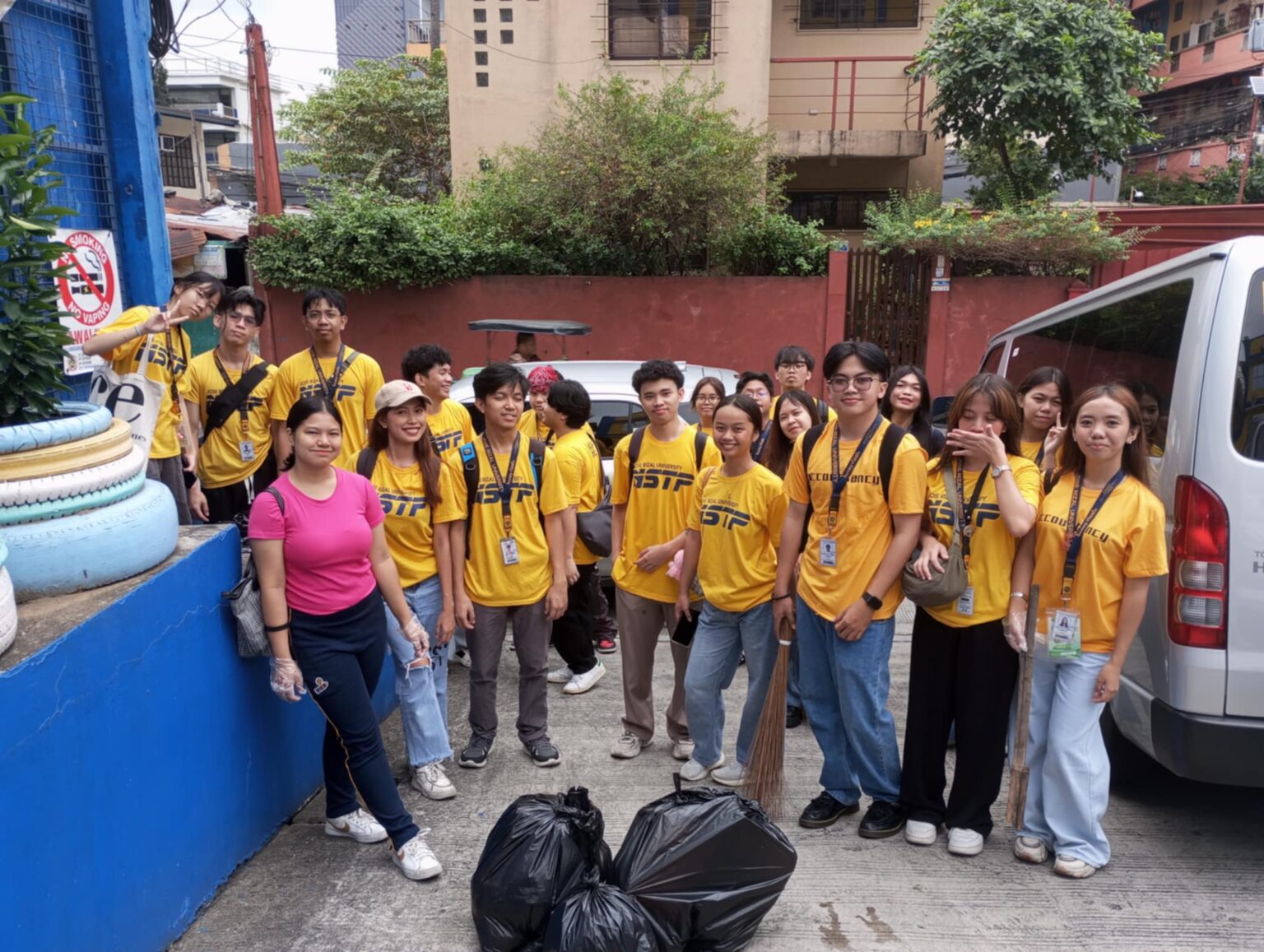 NSTP Students Gear Up for the Clean-up Drive - José Rizal University